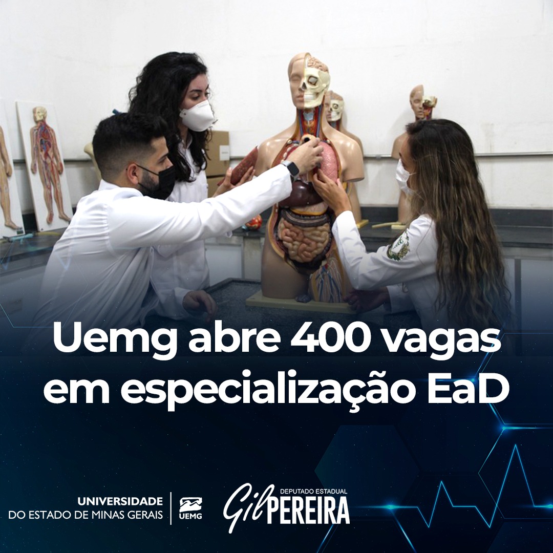 UEMG ABRE VAGAS DE ESPECIALIZAÇÃO EAD